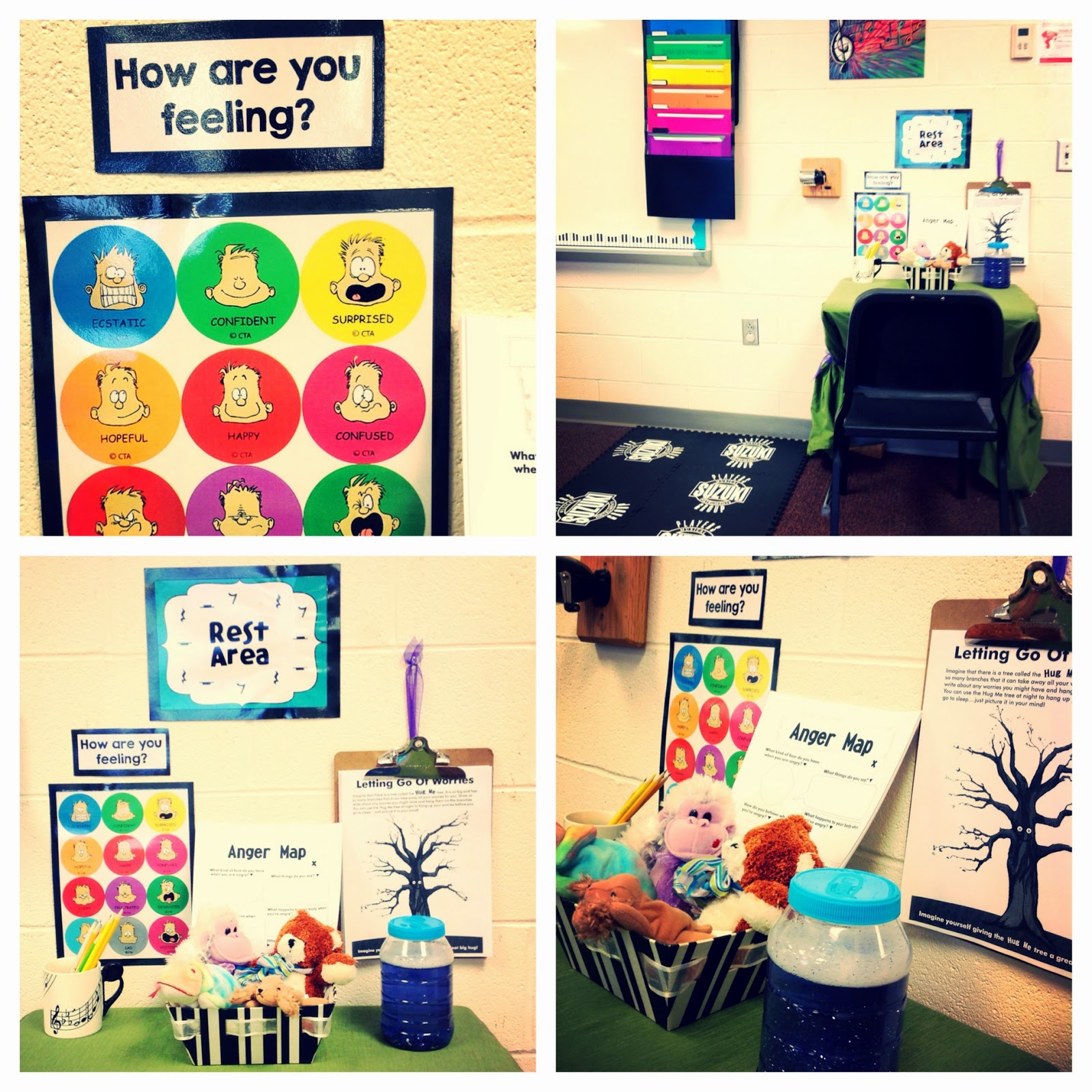 Classroom Set-Up with a "Rest Area"